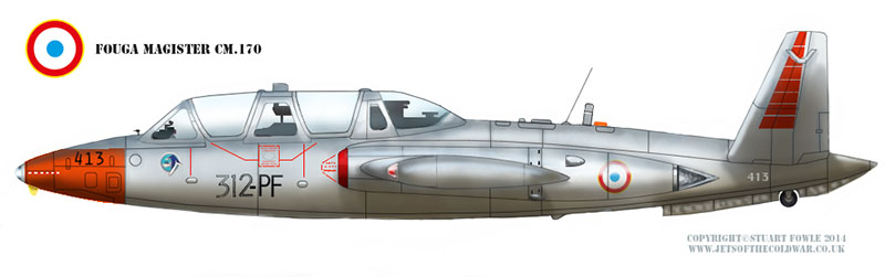 Fouga Magister CM.170 - Jets of the Cold War