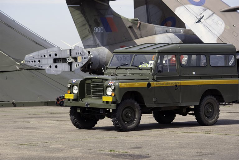 RAF yellow stripes and lettering - Jets of the Cold War